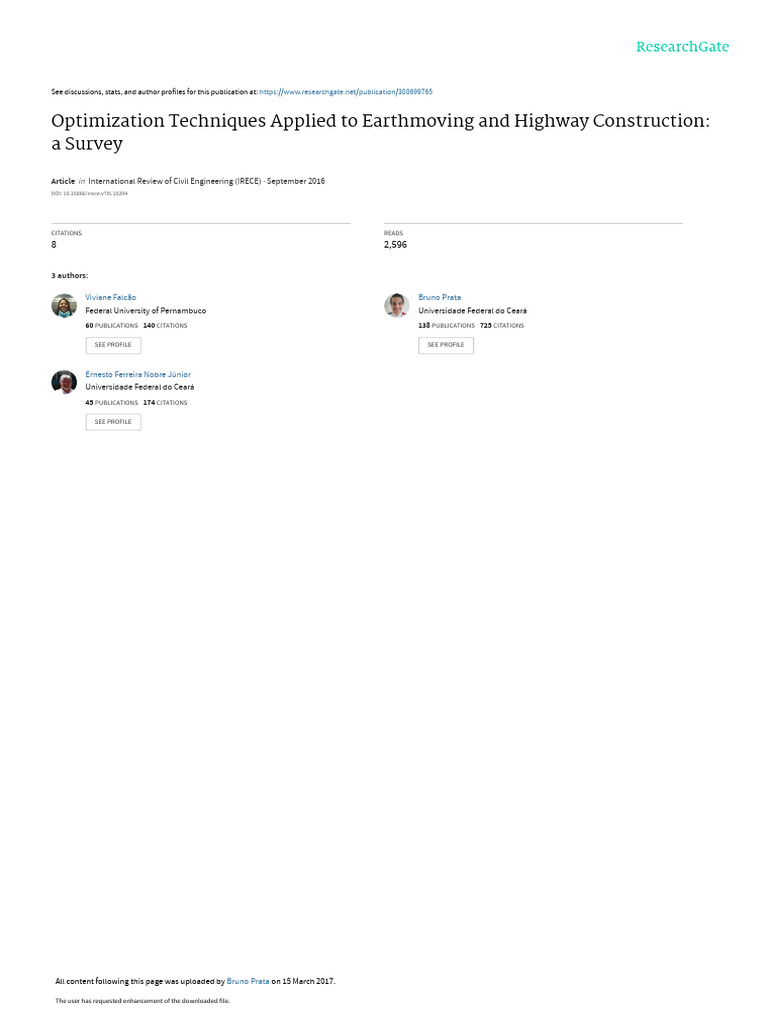 OptmizationTechniques Survey 2016 | PDF | Mathematical Optimization | Linear Programming