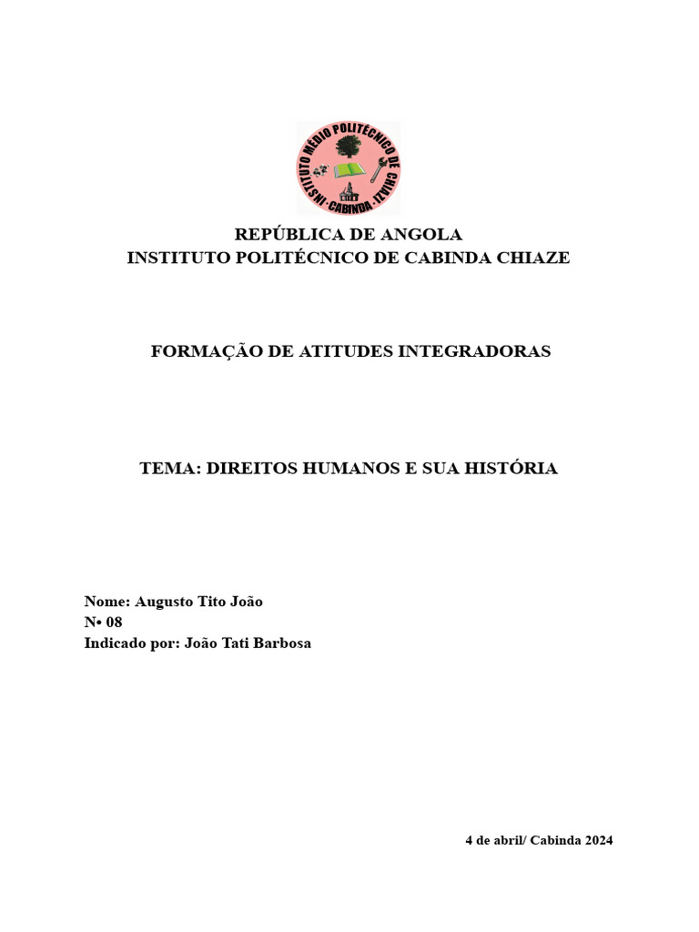 Augusto Tito João | PDF