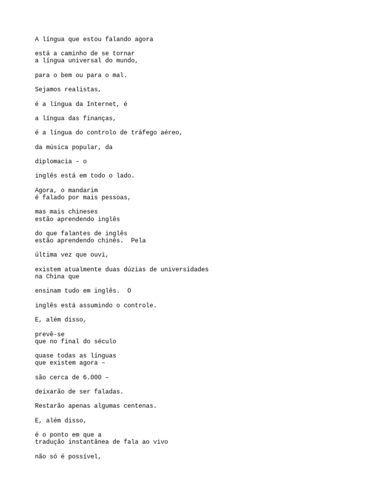 4 Reasons To Learn A New Language John McWhorter (Portuguese ...