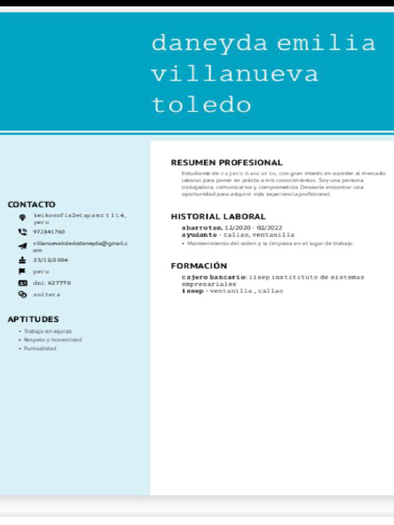 Mi CV | PDF