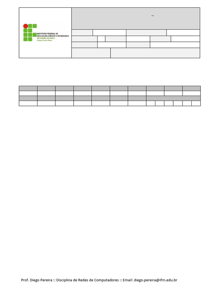 Prova01 Bimestre03 Gabarito | PDF