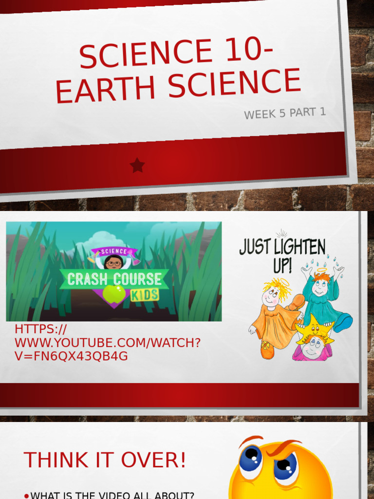 Science 10-Earth Science | PDF