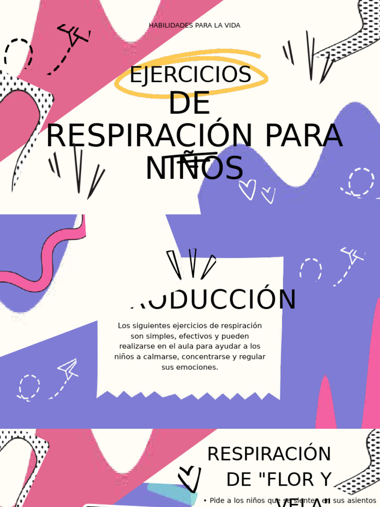 Ejercicios de Respiracion y Actividades para Hacer en Casa | PDF