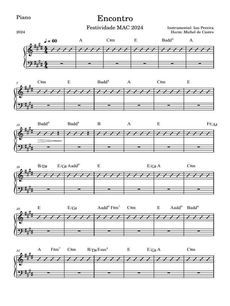 Encontro Final-Piano | PDF