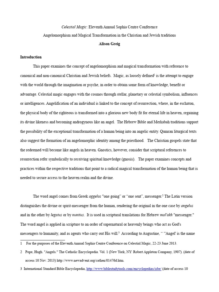 Celestial Magic & Angelic Transformation | PDF | Angel | Religion ...