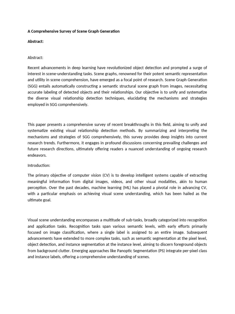 A Comprehensive Survey of Scene Graph Generation | PDF A Comprehensive Survey of Scene Graph Generation | PDF