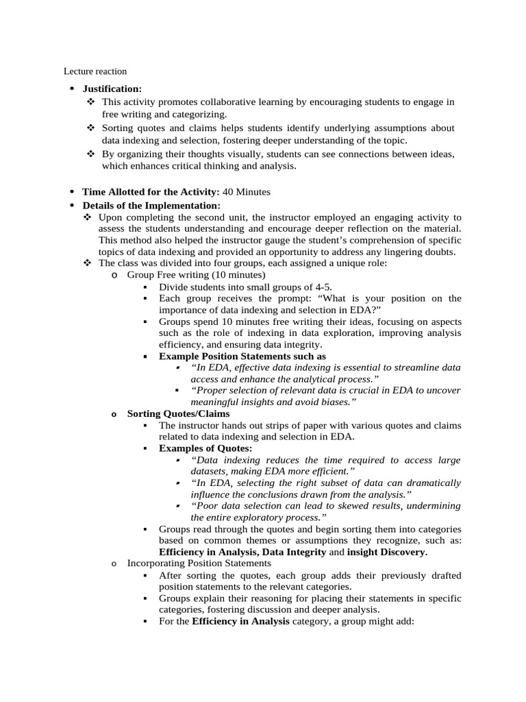 Lect | PDF | Data | Thought
