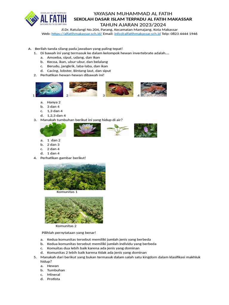 Soal OSN Sains | PDF