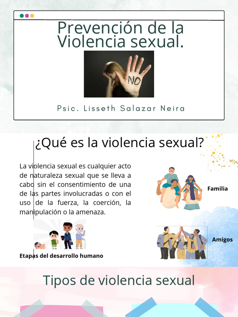 Prevención de la violencia sexual | PDF