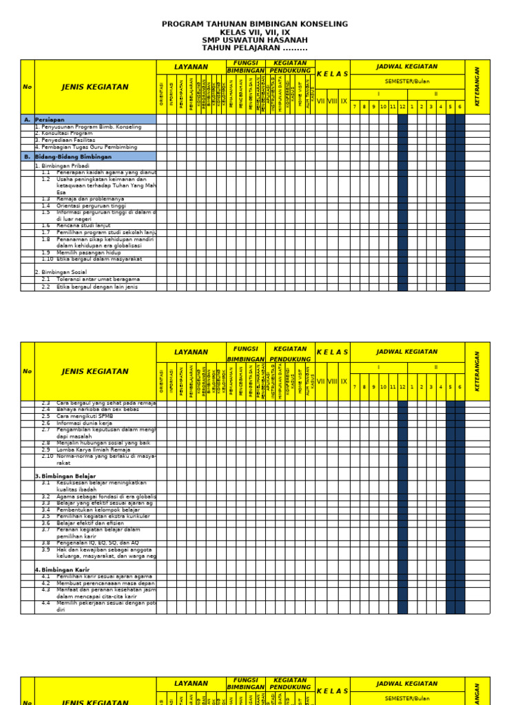 Program BK SMP Uh | PDF