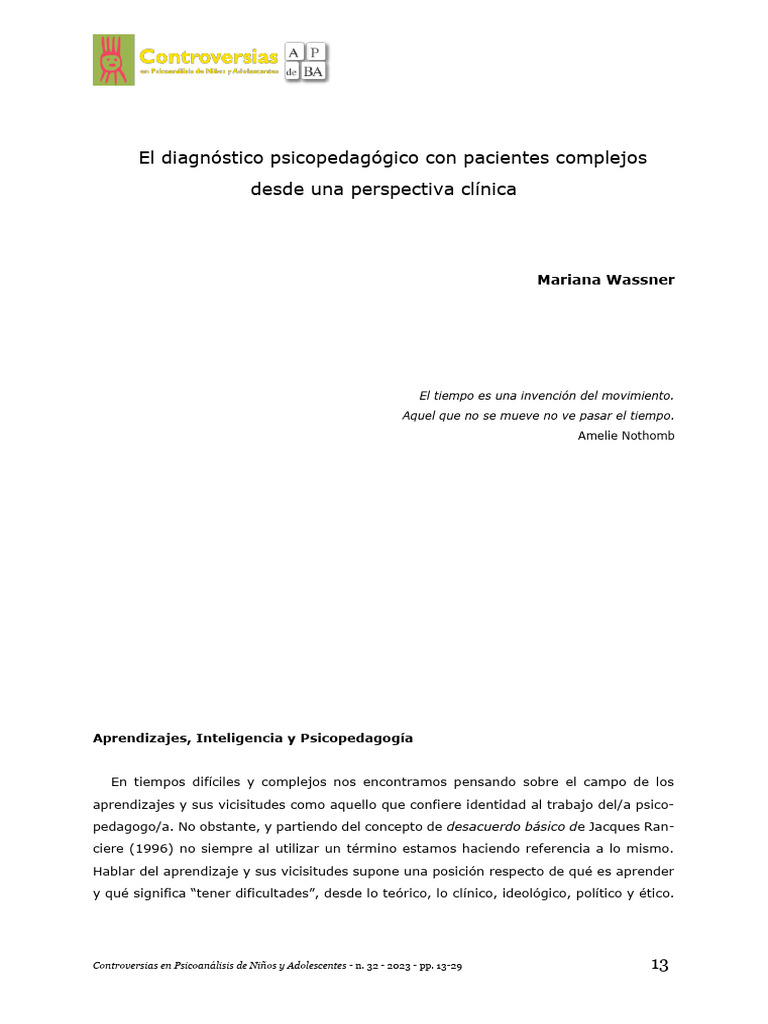 Wassner 1 | PDF