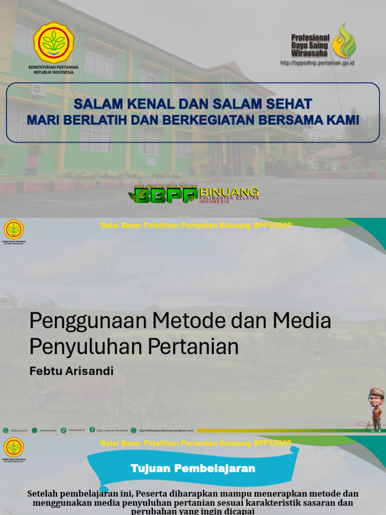 Penggunaan Metode Dan Media Penyuluhan | PDF