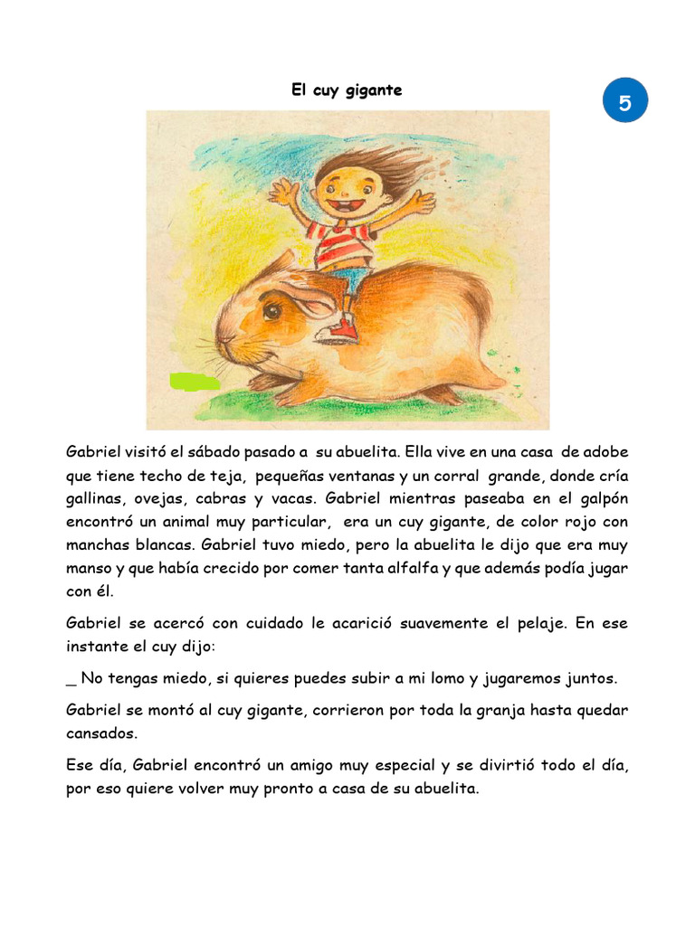 5. El cuy gigante | PDF