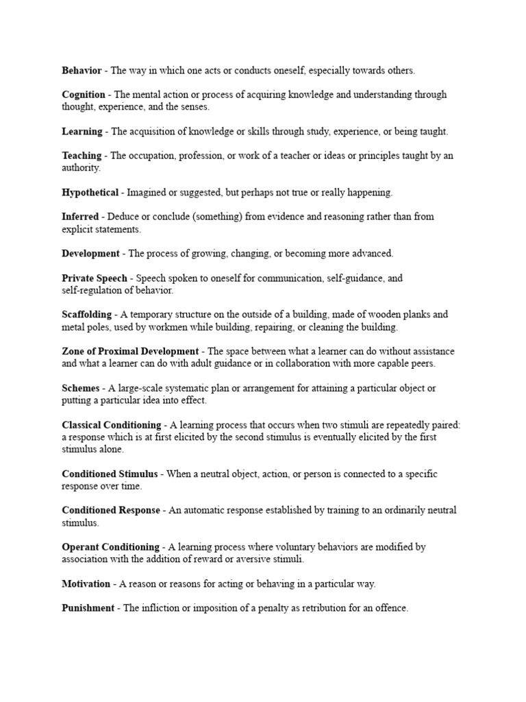 Terminology and Definitions | PDF