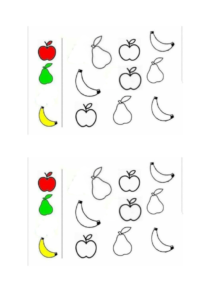 ficha de frutas | PDF