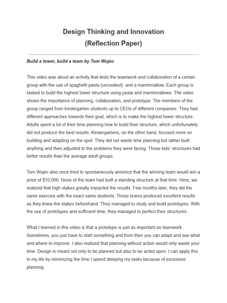 Basa Reflection-Paper | PDF
