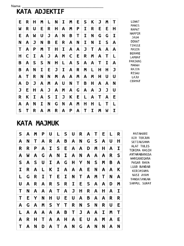 Word Search BM | PDF