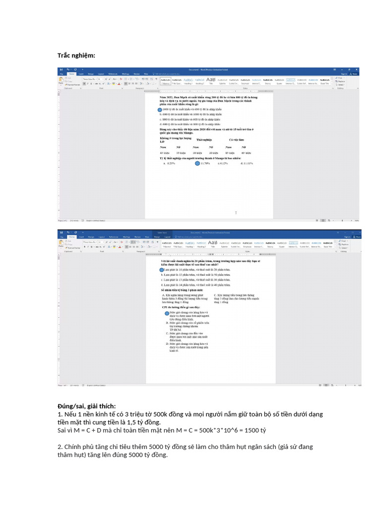 Note ôn tập KTVM | PDF