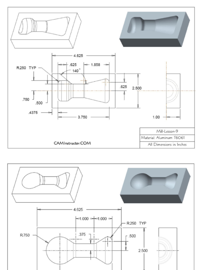 Mastercam 2021 Mill 3D Course | PDF