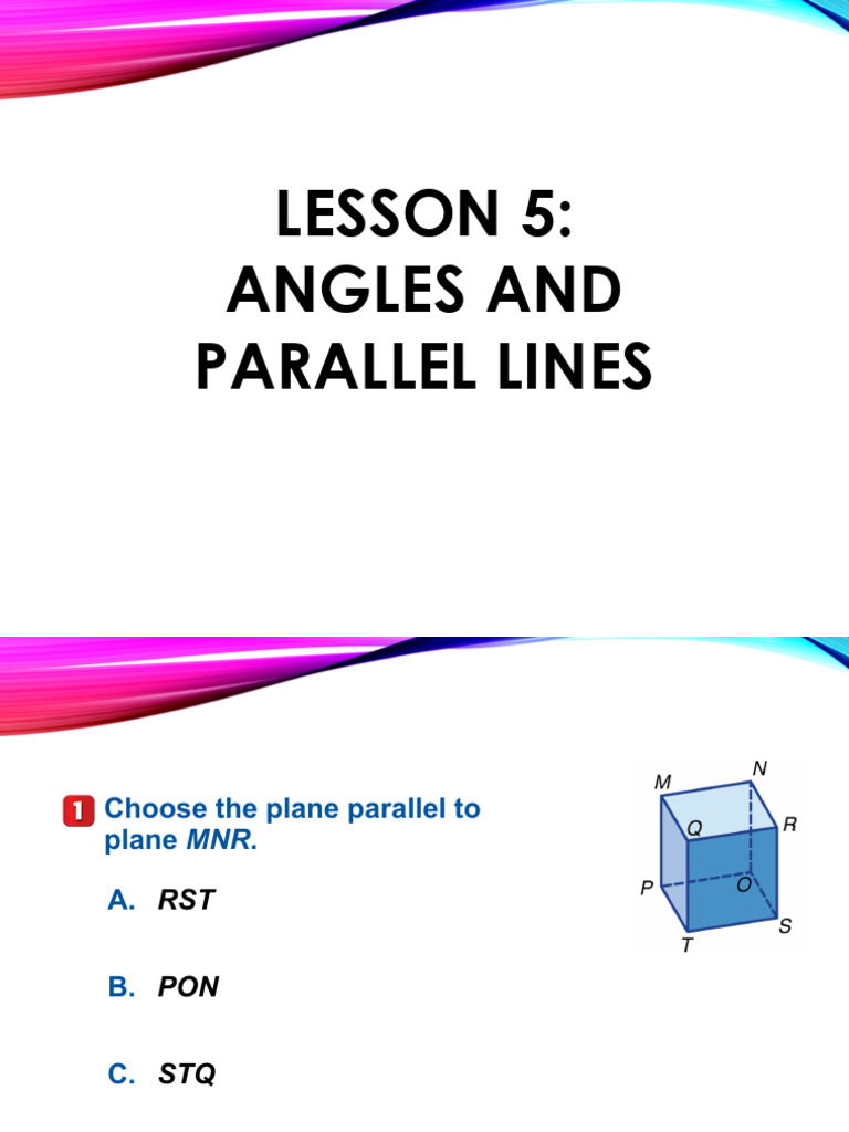 Lesson 5 | PDF