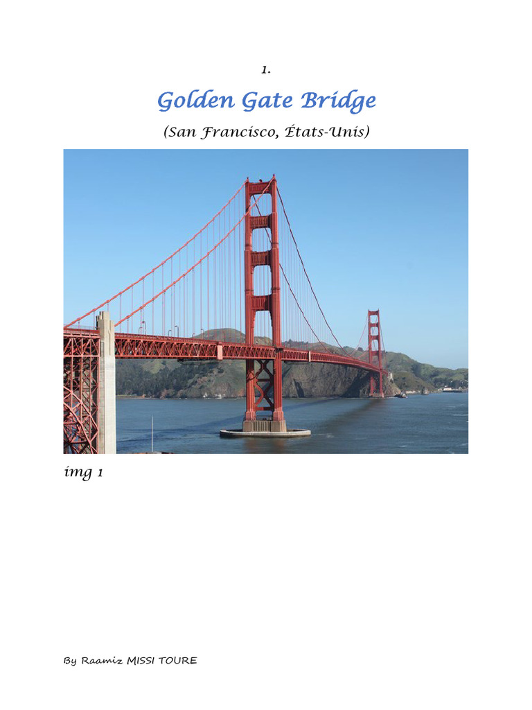 GOLDEN GATE BRIDGE | PDF