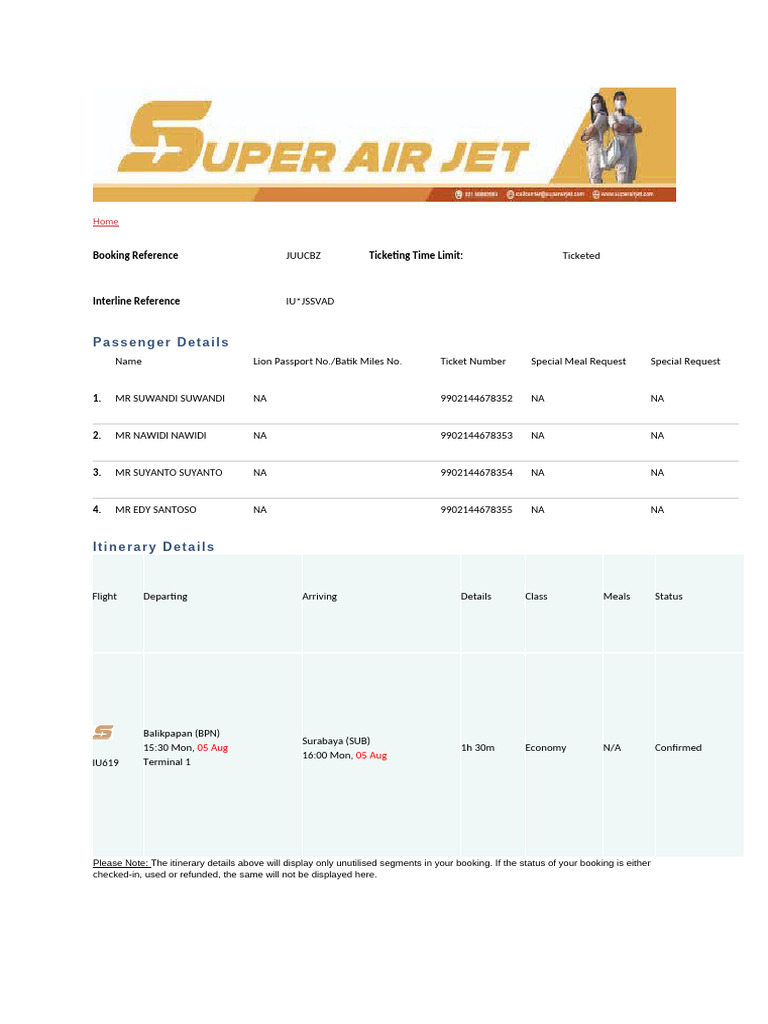 Super Air Jet | PDF