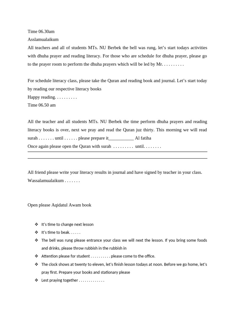 All Teachers and All of Students MTs | PDF