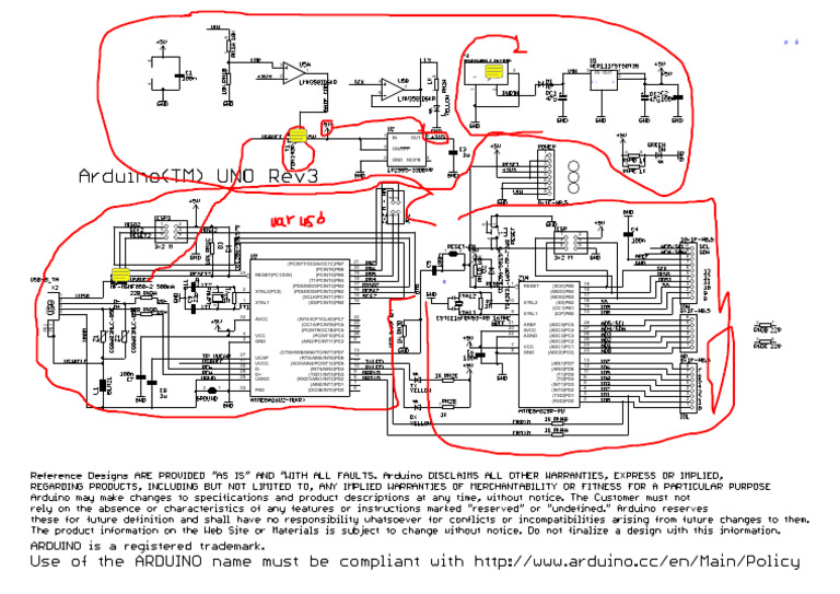 Arduino Uno Rev3-Schematic | PDF