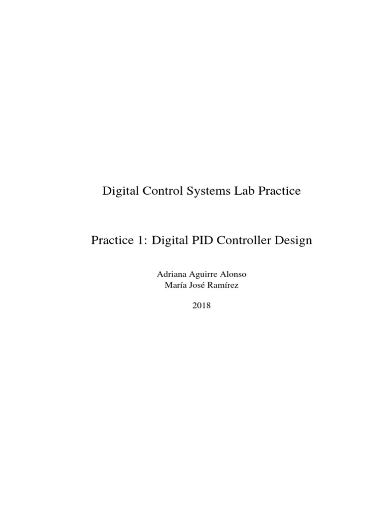 Digital-PID Controller and Simulink | PDF