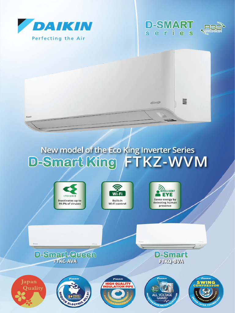 Daikin Wall Mounted Inv | PDF