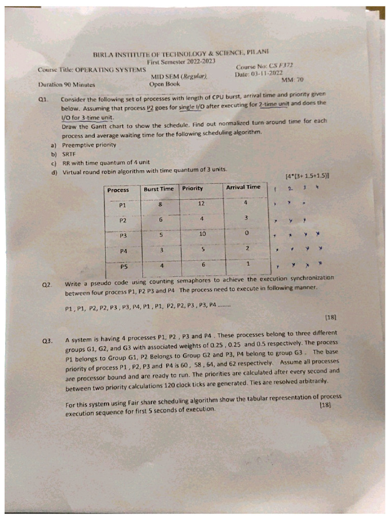 Midsem 2022 (Solved) | PDF