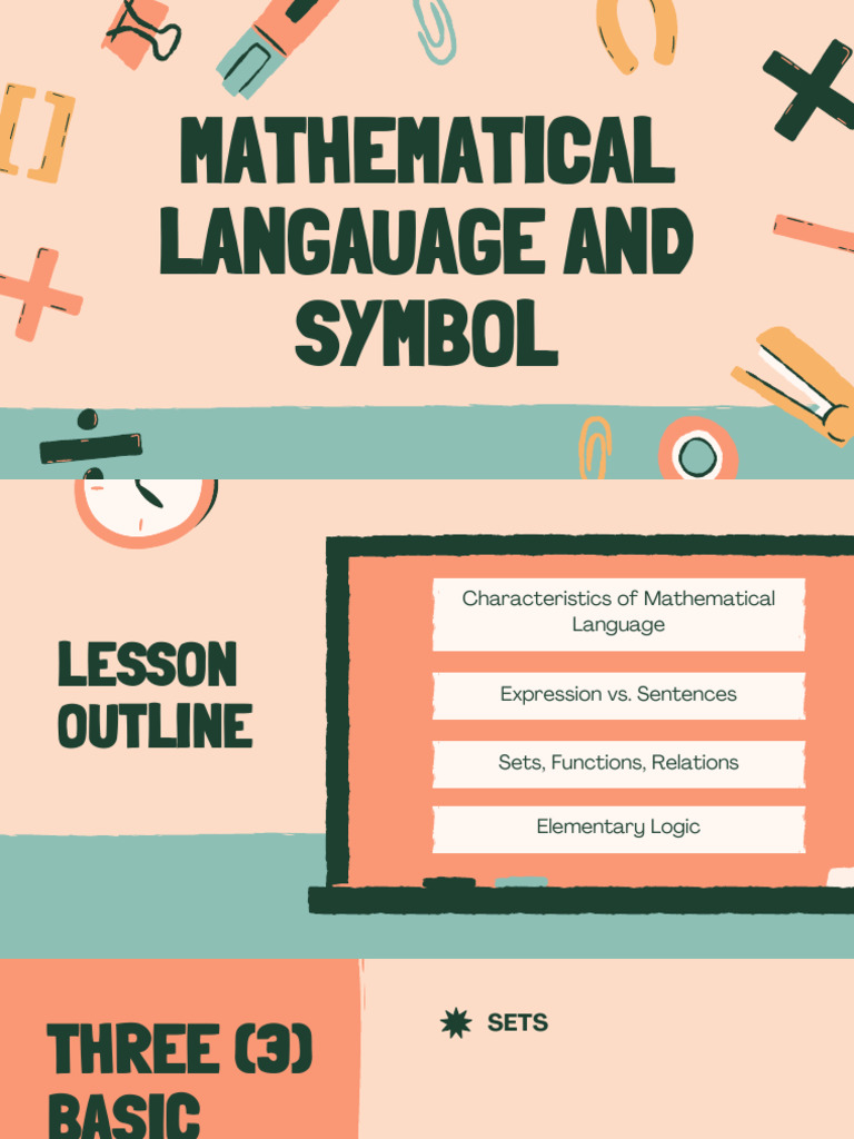Chapter 2 - Mathematical Language and Symbols | PDF