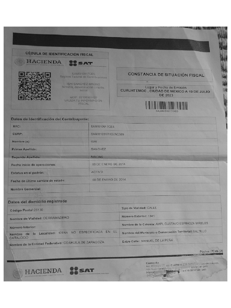 Isaí RFC | PDF