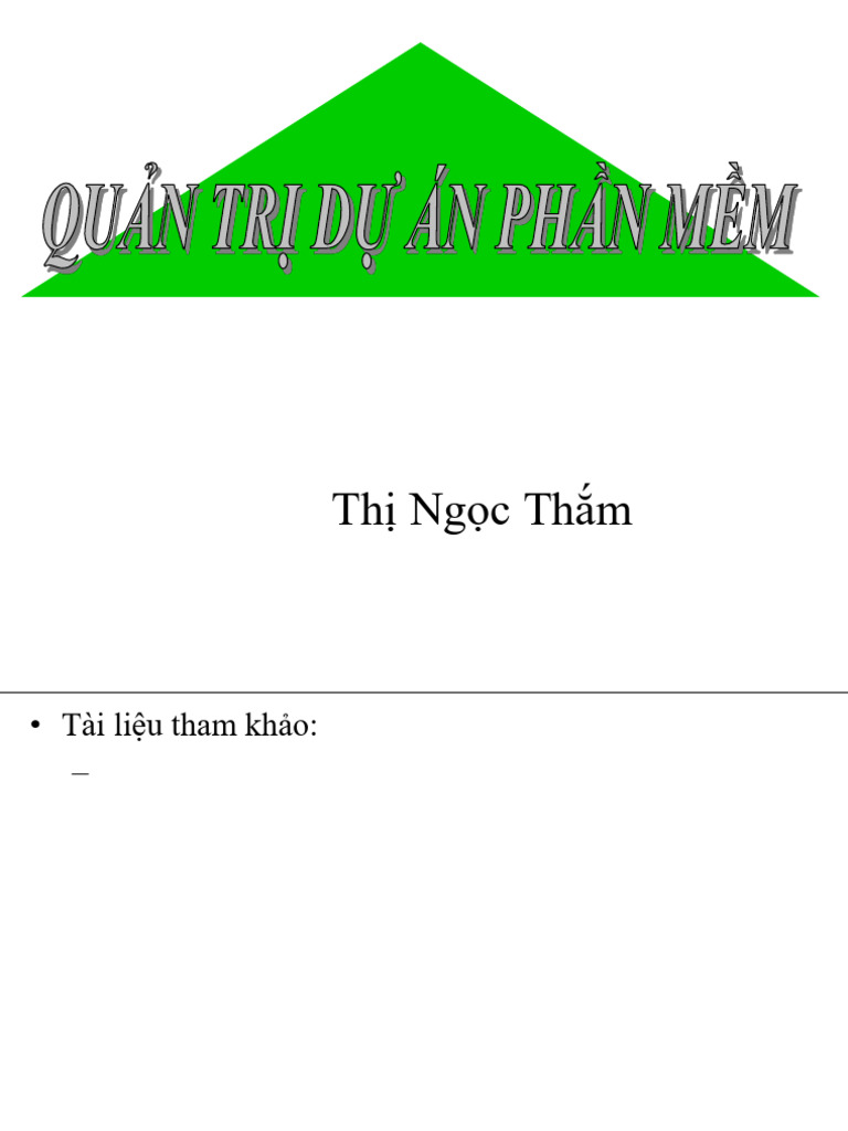 QLDA Chp1 Khai Niem Co Ban | PDF