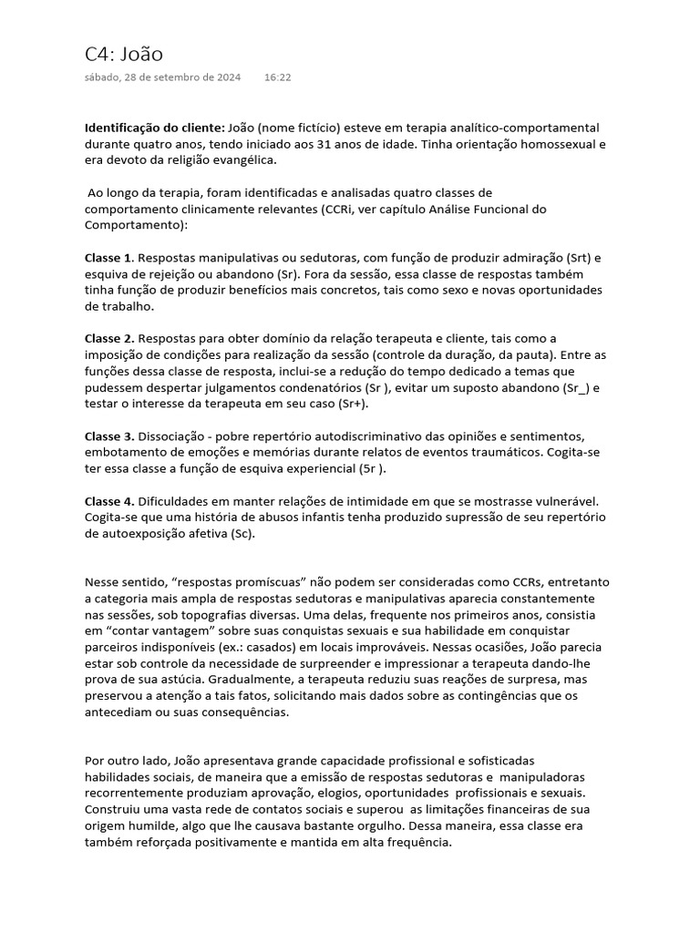 C4: João: Identificação Do Cliente | PDF