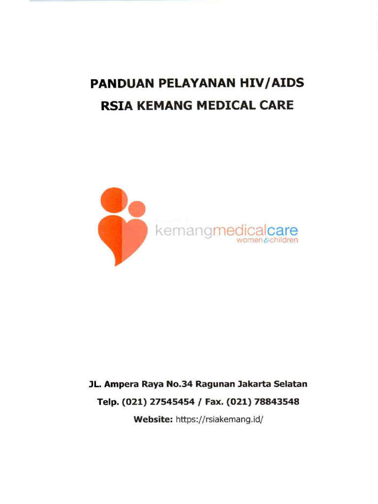 0255.SK-DIR - RSIA-KMC.X.2022 Panduan Pelayanan HIV-AIDS | PDF