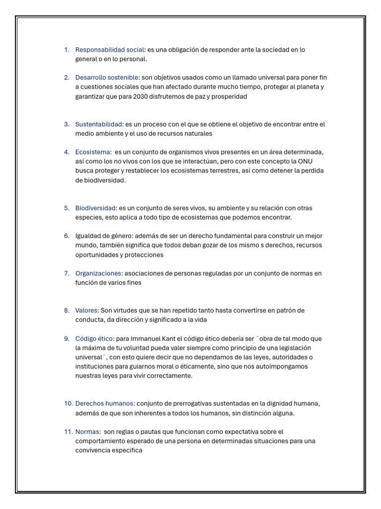 Glosario - RGGR | PDF