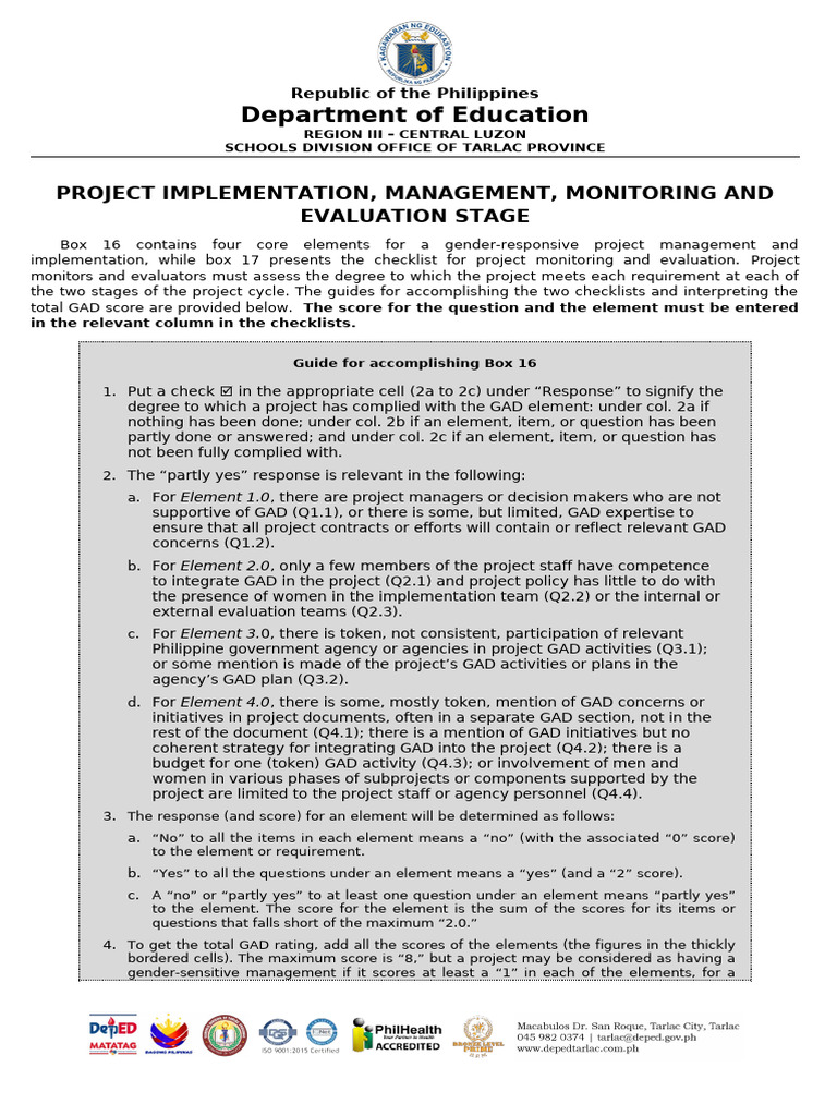 HRD GAD 07 PIMME Checklist | PDF