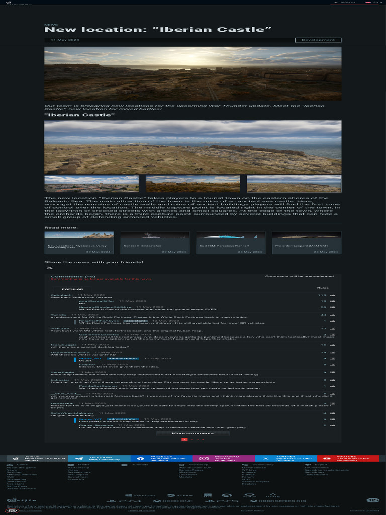 (Development) New Location "Iberian Castle" - News - War Thunder | PDF