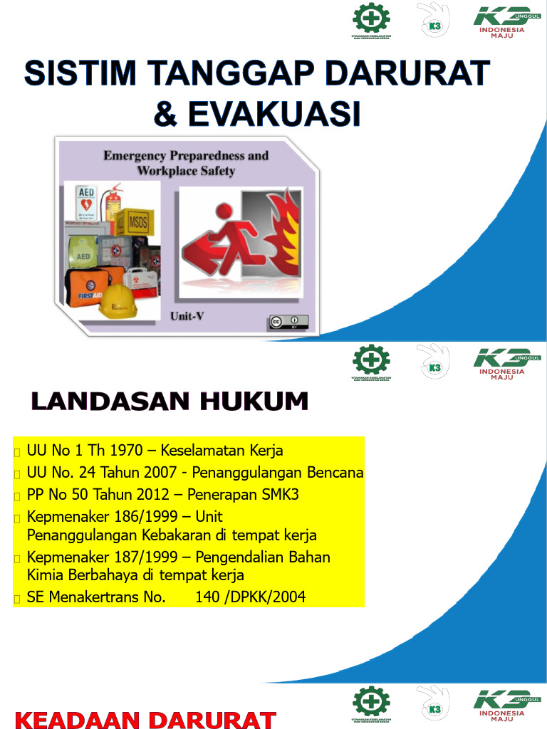 Sistem Tanggap Darurat Dan Evakuasi | PDF