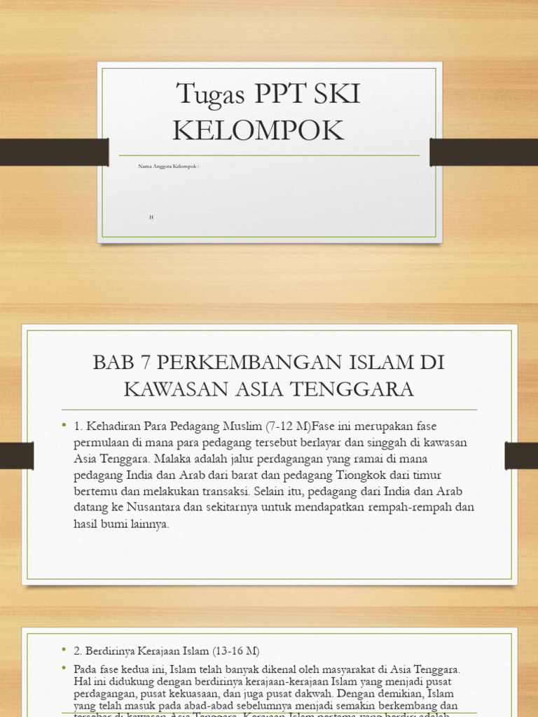 Tugas PPT Ski Kelompok 1 | PDF
