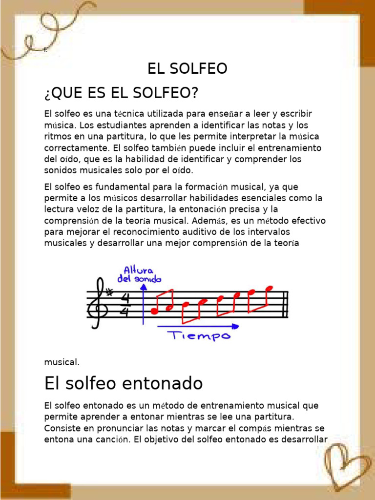 El Solfeo | PDF
