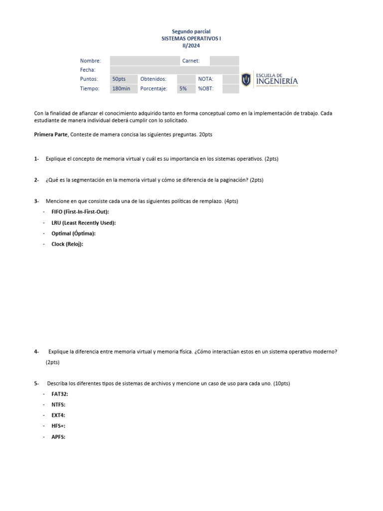 Segundo parcial SO1 | PDF
