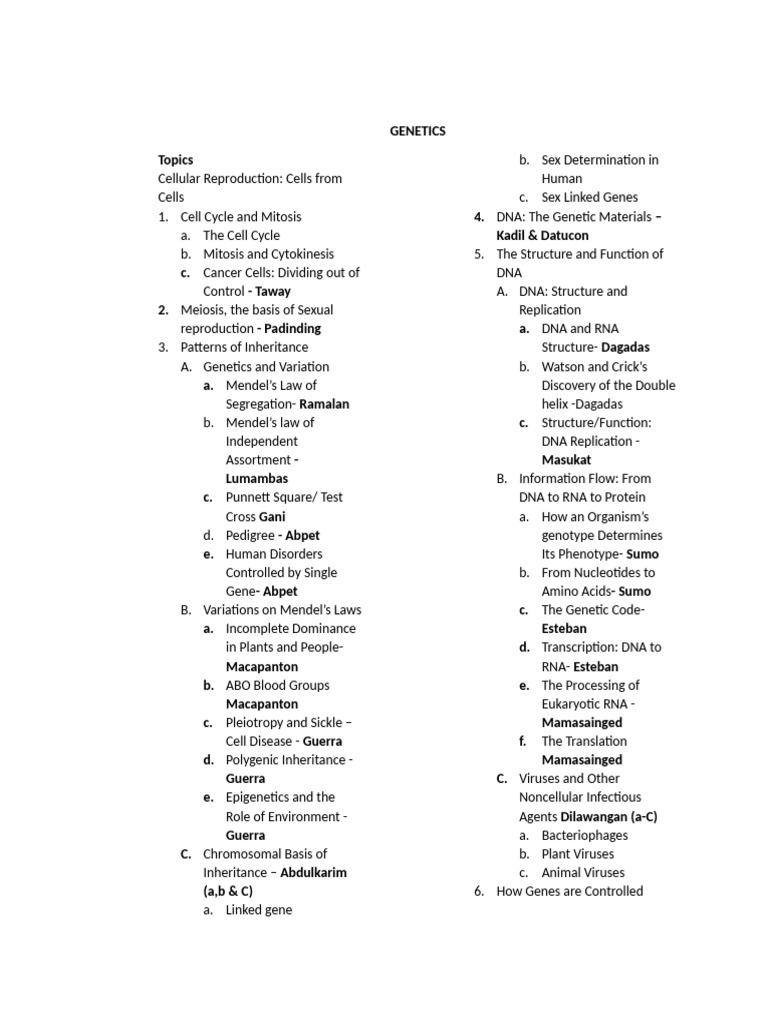 List-of-Topics (1) | PDF