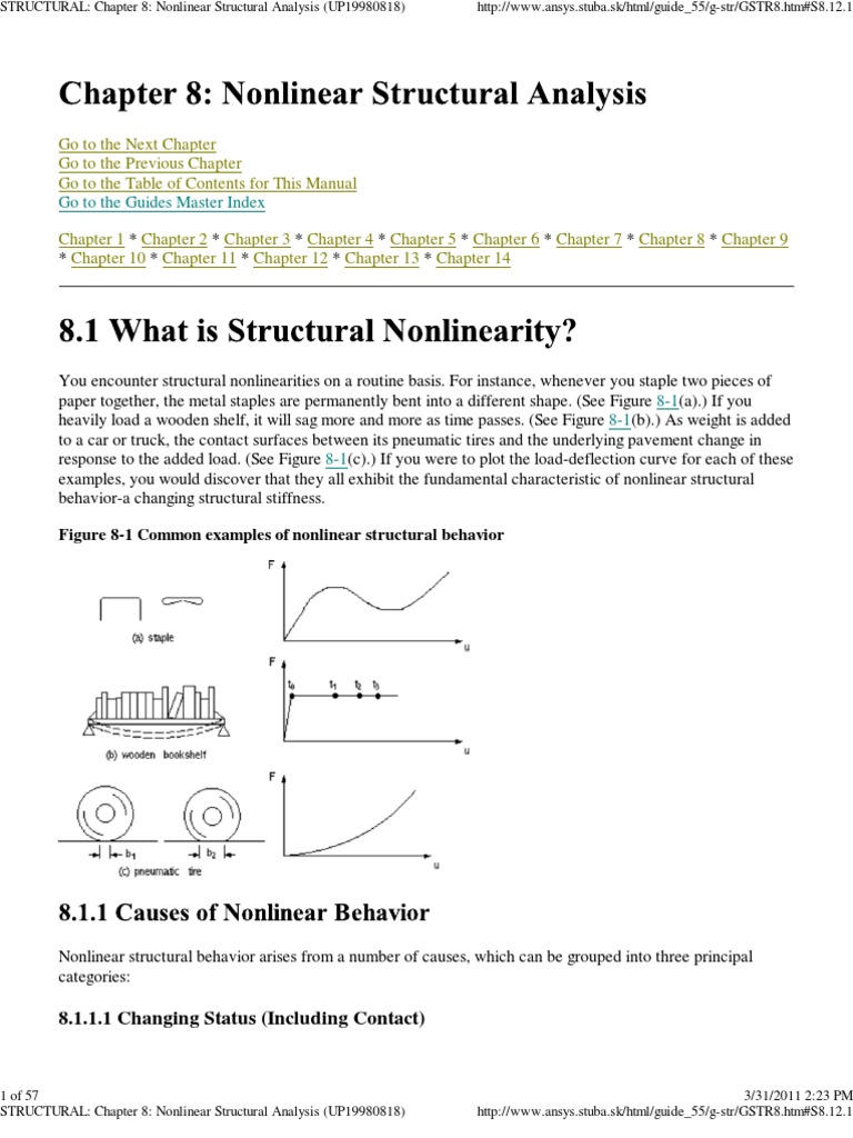 Chapter 8_ Nonlinear Structural Analysis | Viscoelasticity | Creep ...