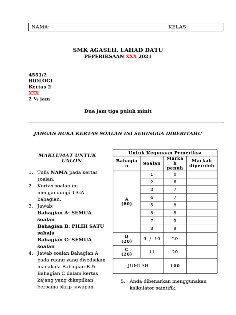 Template Bio_k2 | PDF