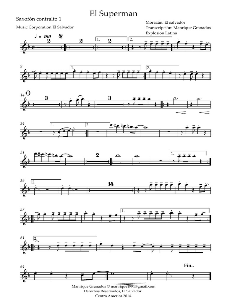 El Superman - Banda - 6 - Partes - 023118 | PDF