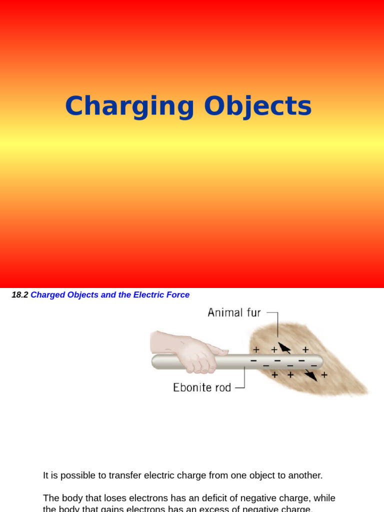 2 Electrostatics Charging Objects - 1 | PDF