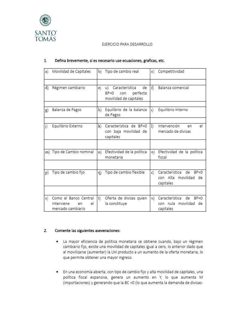 GUIA de EJERCICOS Final Macroeconomía v2 | PDF GUIA de EJERCICOS Final Macroeconomía v2 | PDF