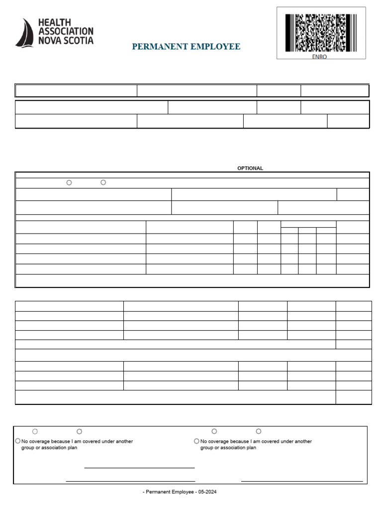 Form 1 Application Form for Group Insurance Benefits Permanent Employee ...